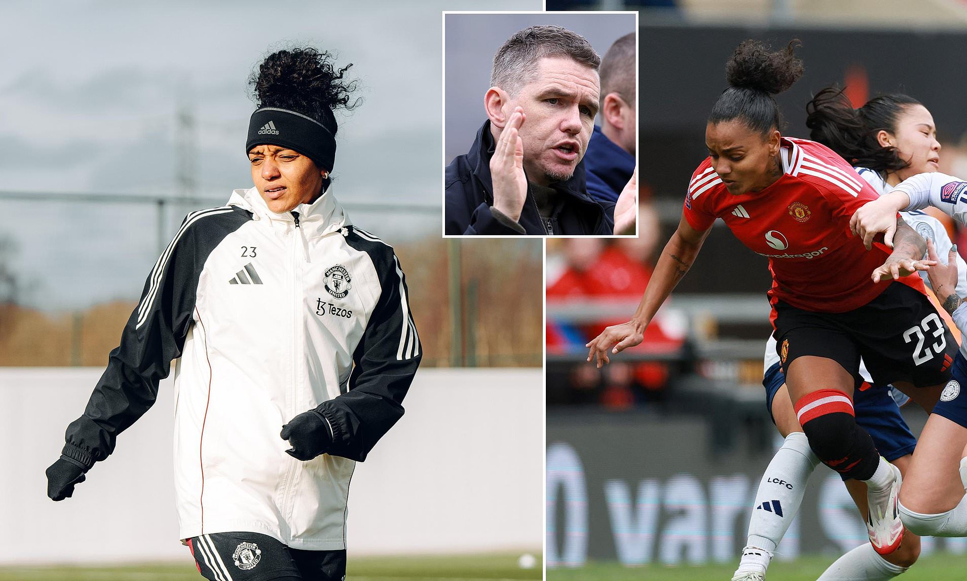 Agent of Man United Women's star claims club tried to ship her out to USA for loan spell while ...