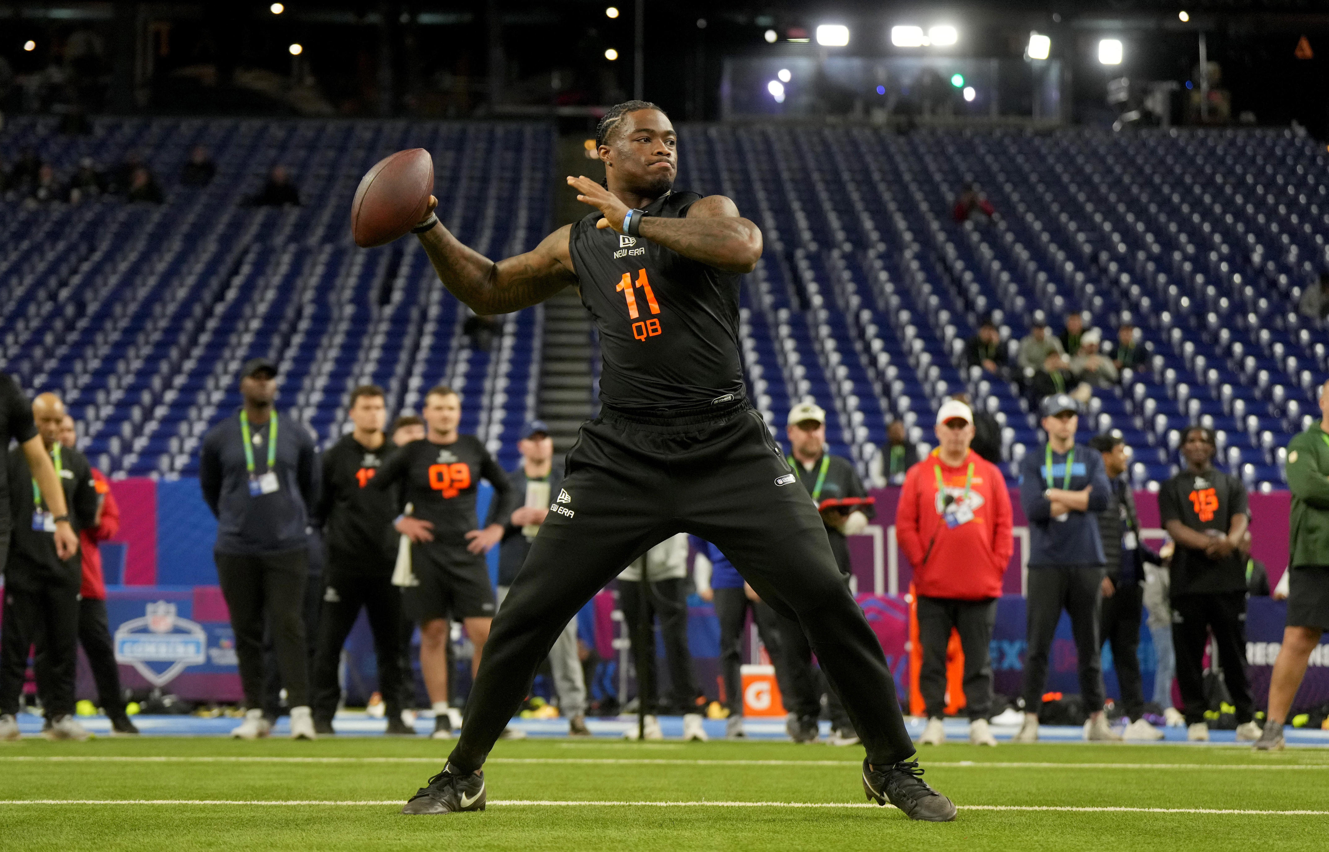 3 Quarterback draft prospects for Colts fans to watch after standing ...