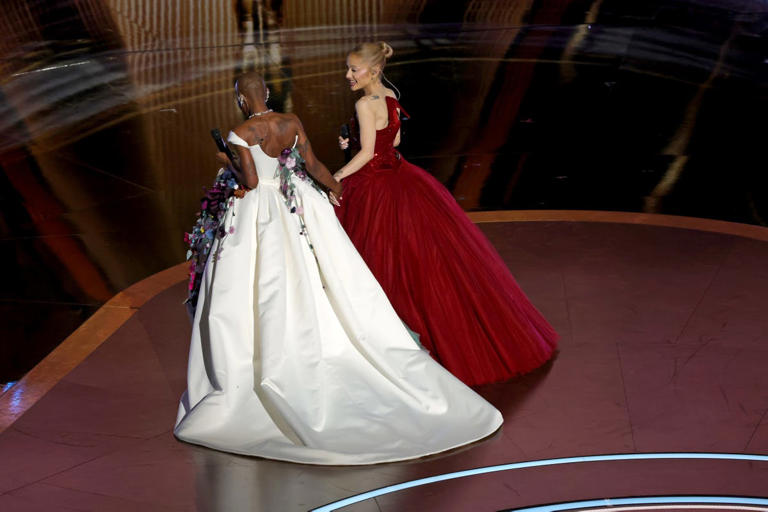 Did 'Wizard of Oz' Fans Catch Ariana Grande's Iconic Dress Detail at the 2025 Oscars?