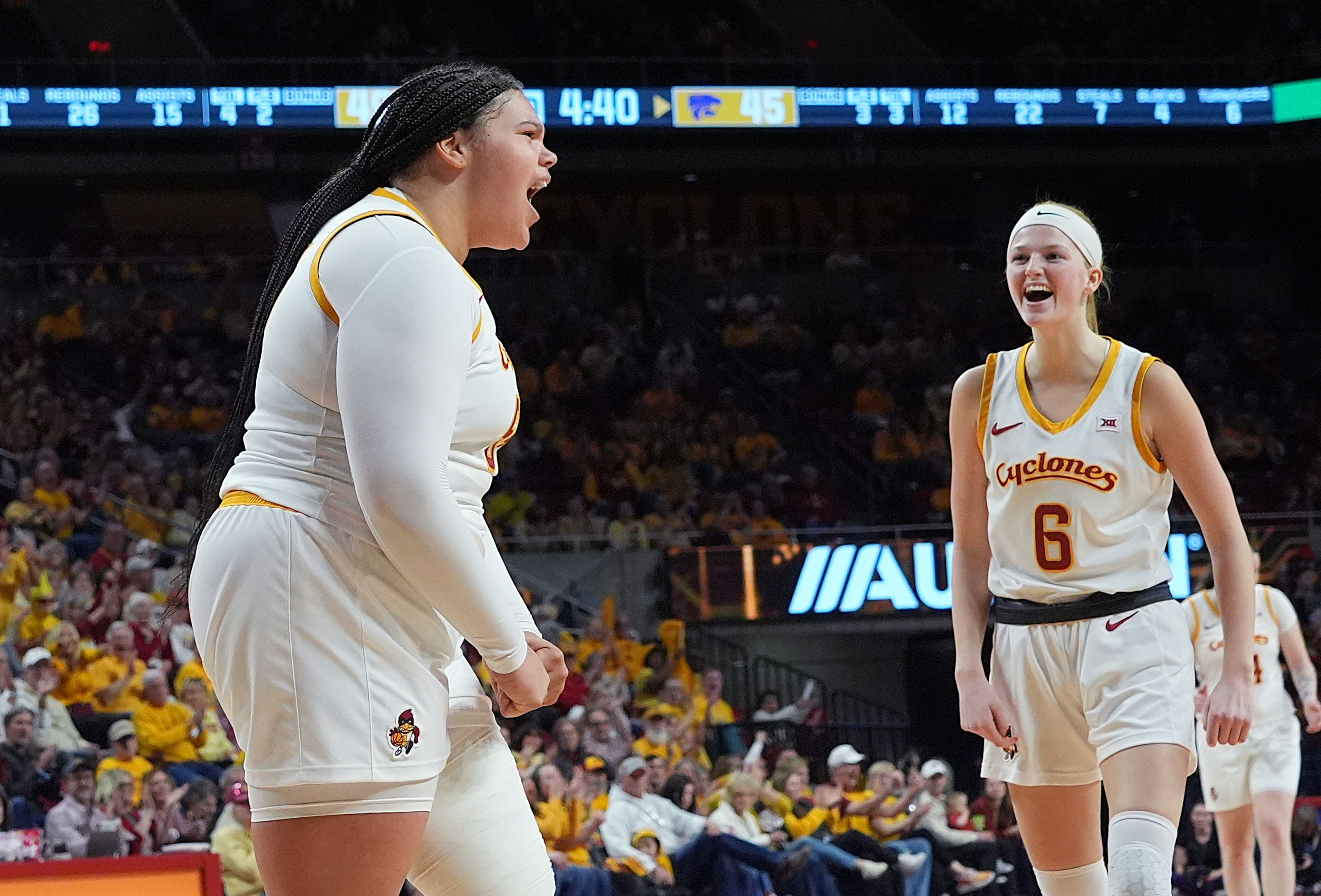 Iowa State women's basketball: Audi Crooks, Addy Brown, Emily Ryan ...