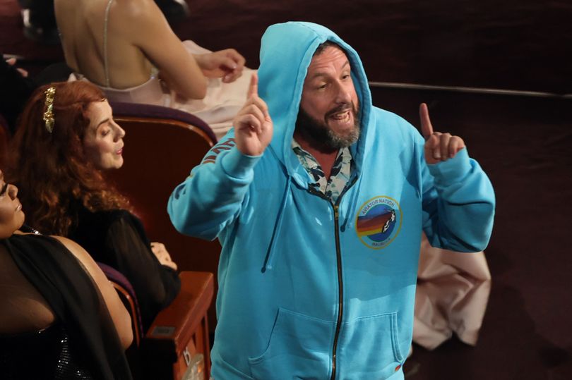 Adam Sandler 'storms out' of Oscars after he's mocked over outfit