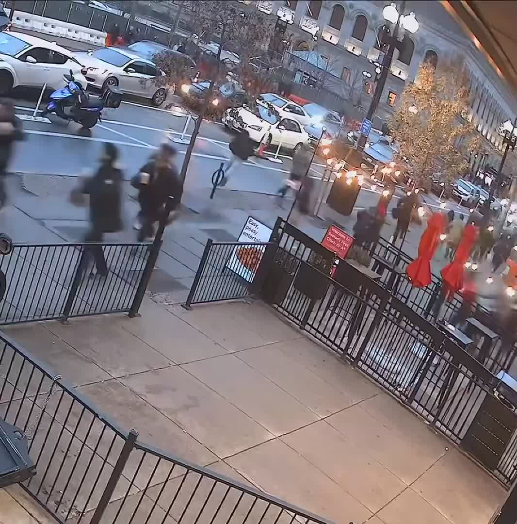 Video shows moments after a knife-wielding man was shot, killed inside ...