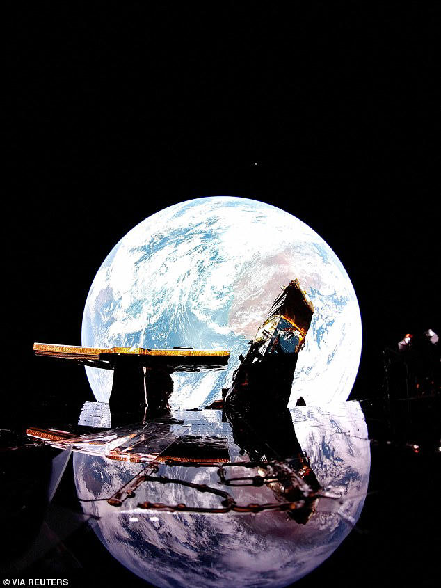 A Ghost on the Moon? Private company lands and takes SELFIE with Earth