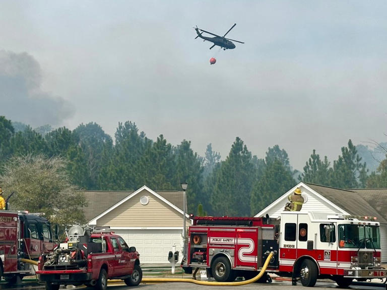 LIVE UPDATES: Pair of Carolina Forest wildfires still rage out of control