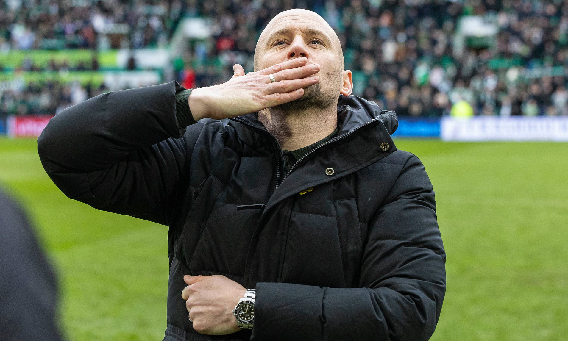 Hibs boss David Gray urges players to break more records after historic ...
