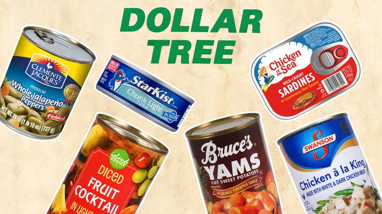 14 Canned Foods You Should Be Grabbing At The Dollar Tree