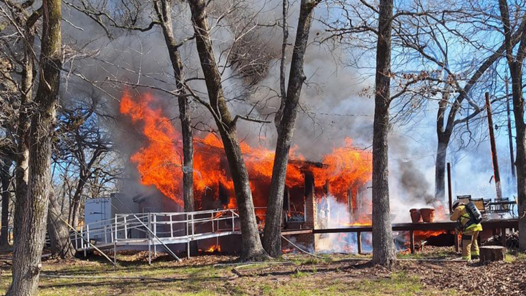 3 firefighters injured after Henderson County fire burns vehicles ...