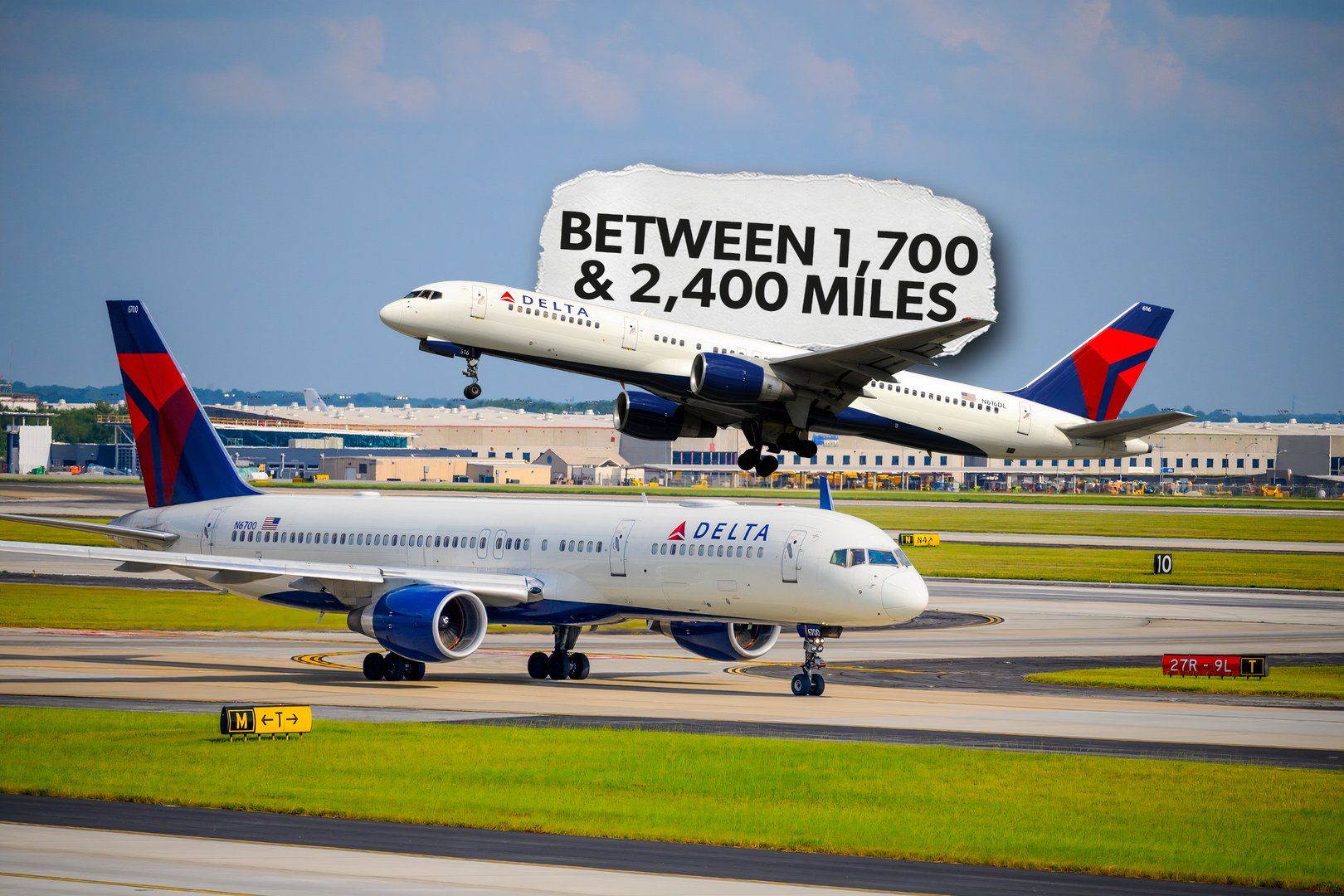 Delta Air Lines' 10 Longest Boeing 757-200 Routes From Atlanta