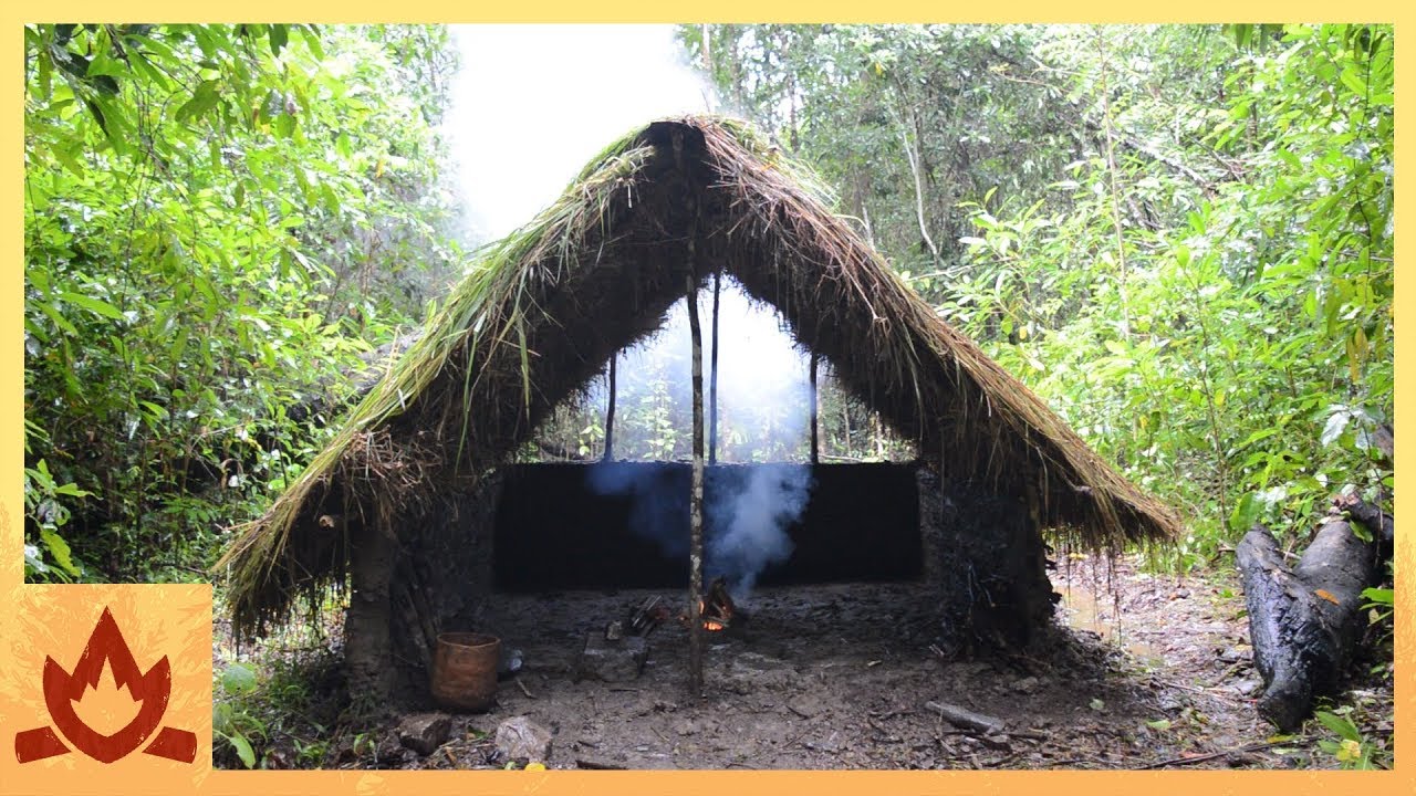 36-Hour Build: Ancient Grass Hut That Never Leaks