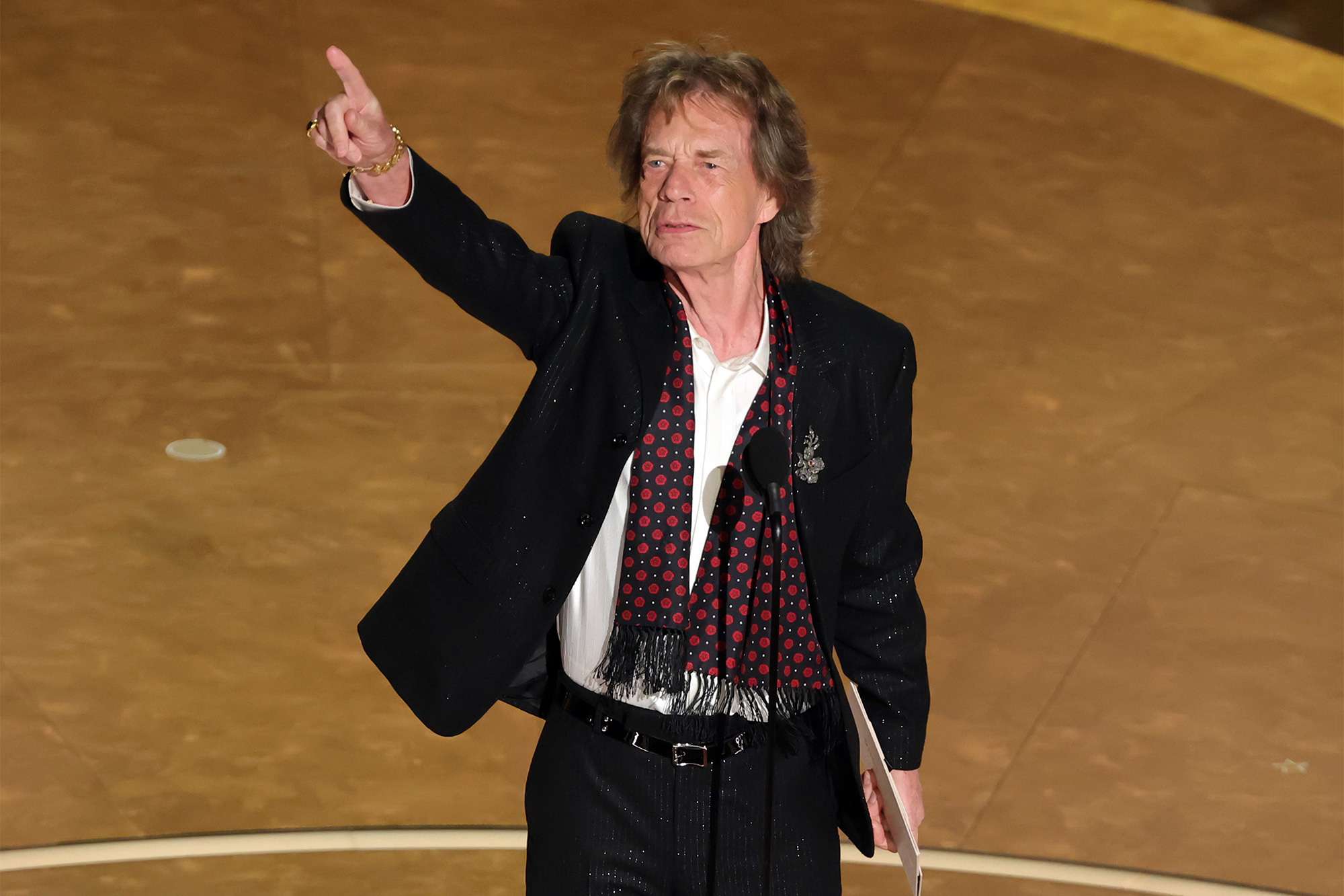 Surprise Oscars guest Mick Jagger says he replaced Bob Dylan to present ...
