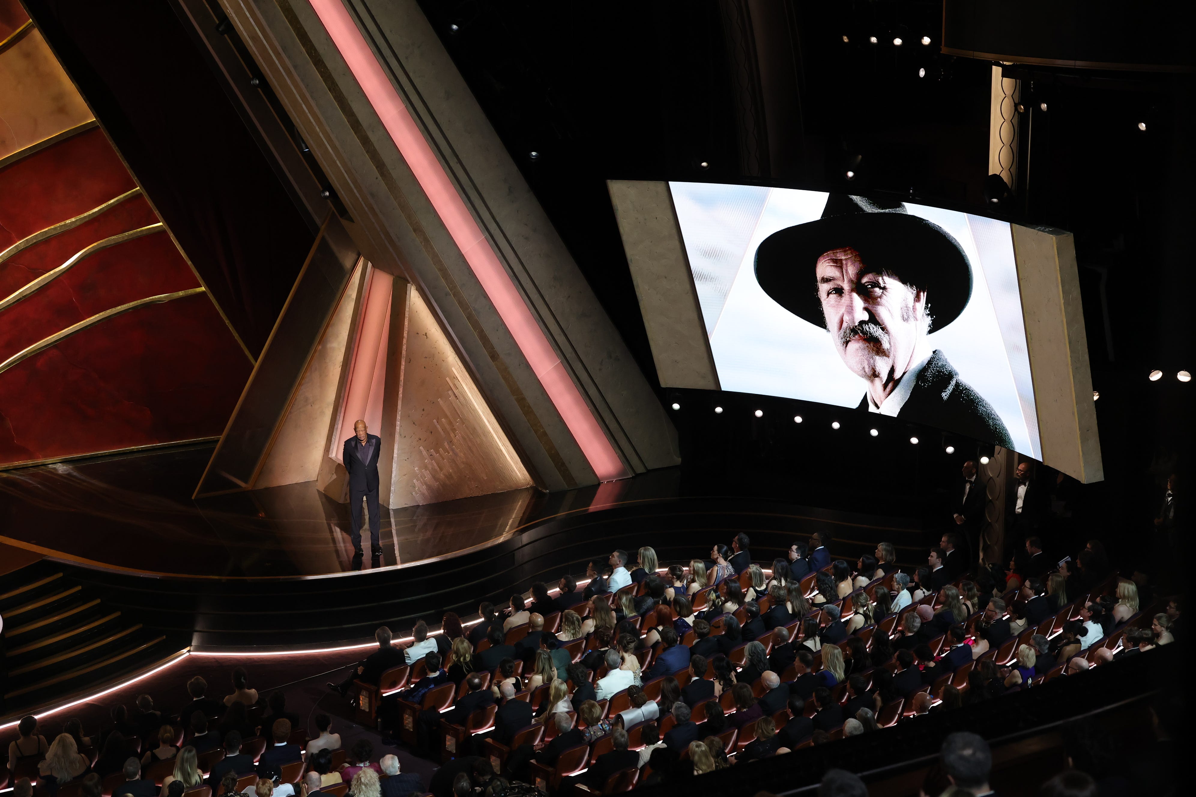 Morgan Freeman delivered a moving Gene Hackman tribute at this year's ...