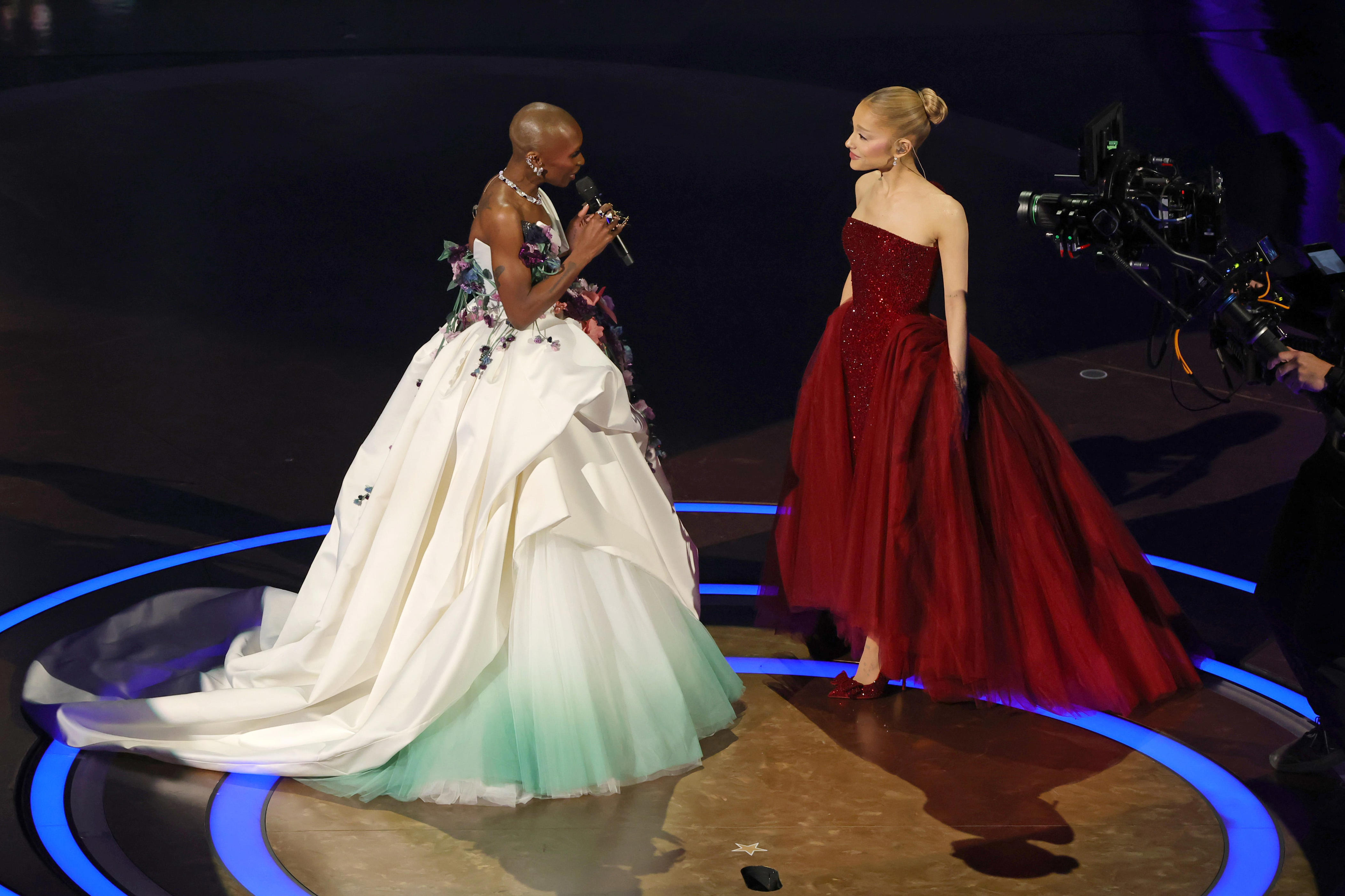 Oscars musical performance reviews including Ariana Grande and Cynthia ...