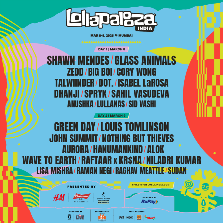 Lollapalooza India 2025: A musical celebration of iconic tracks From screen to stage; check out ...