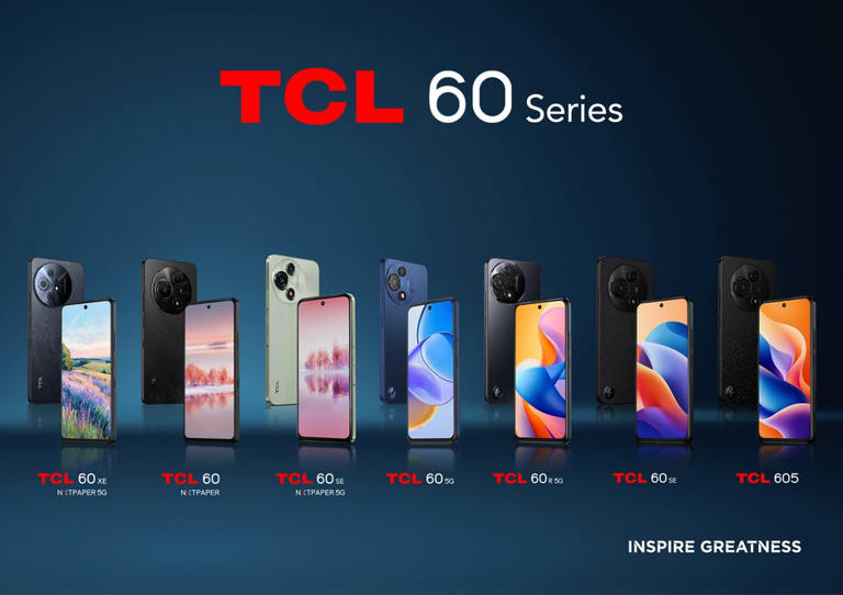 TCL's 60 Phone Series Expands With Better Cameras, Bigger Batteries