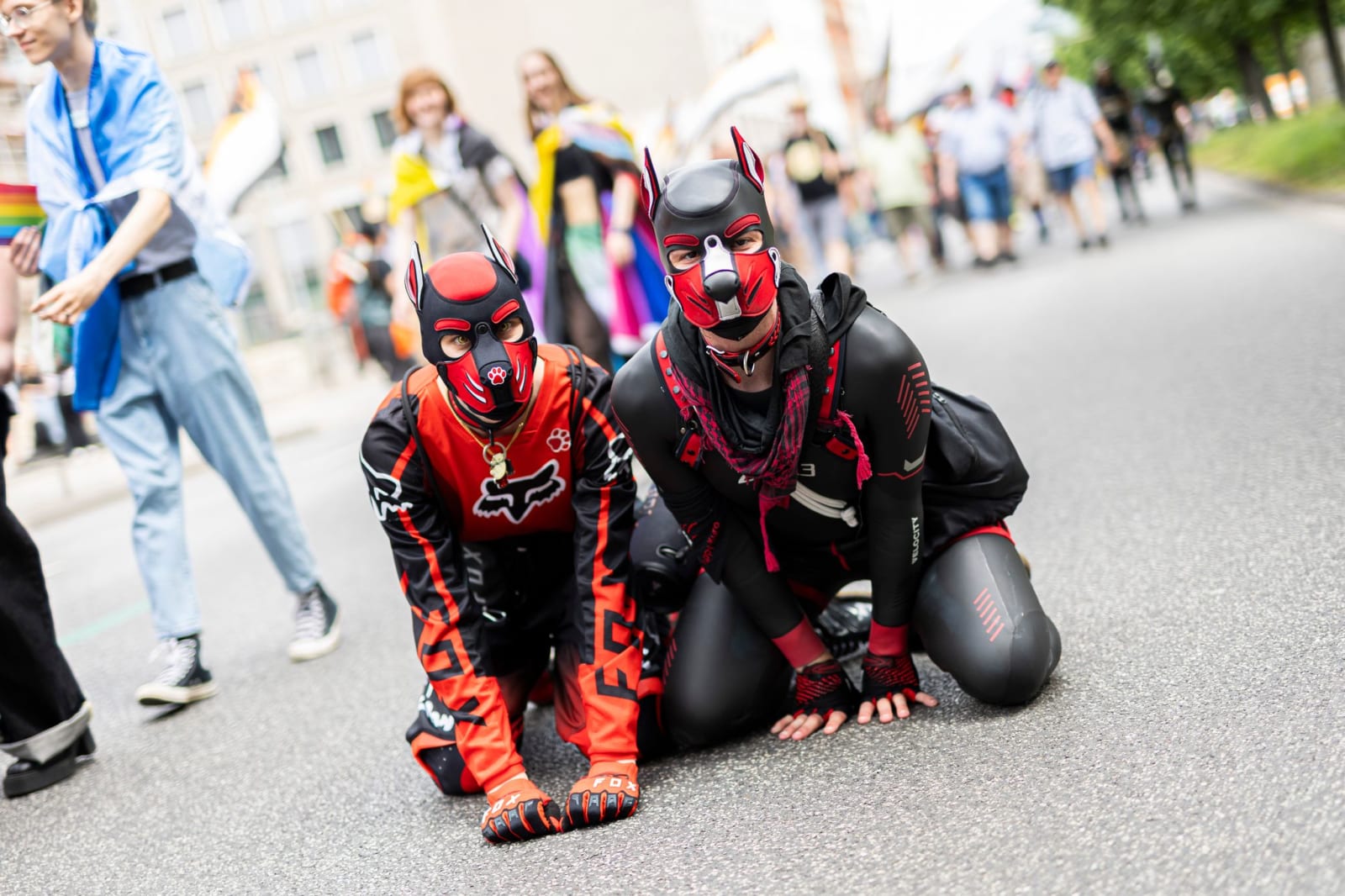 Pup players, cops and politicians in Europe wrangle over dog masks