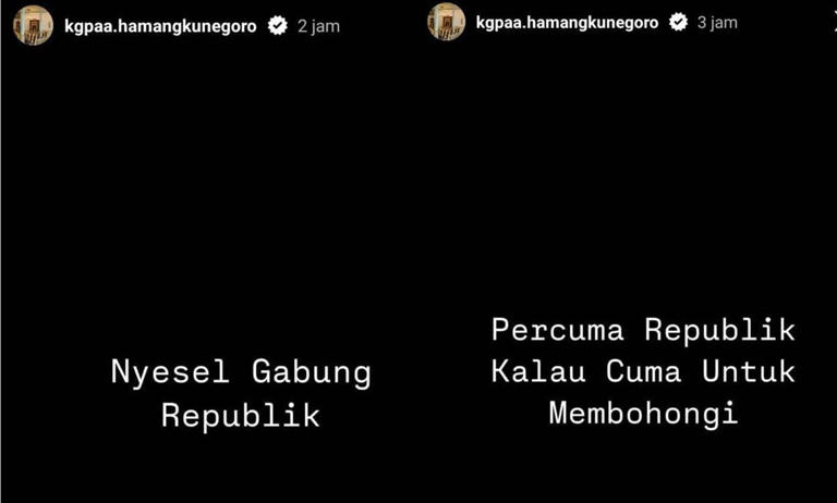Profil Putra Mahkota Keraton Solo KGPAA Hamangkunegoro, Viral 'Nyesel Gabung Republik'