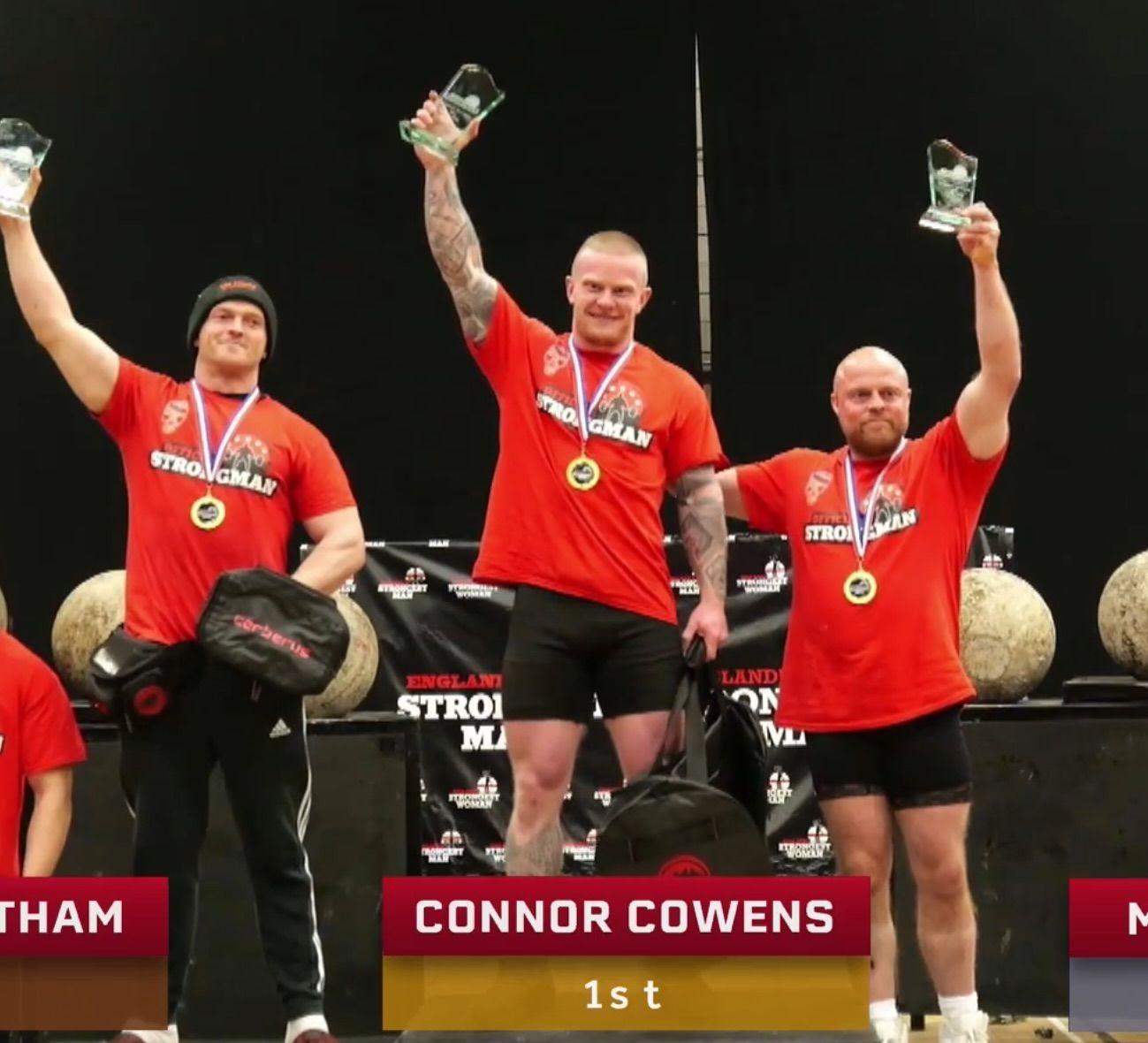 Wooler's Connor Cowens lifts England's Strongest Man trophy