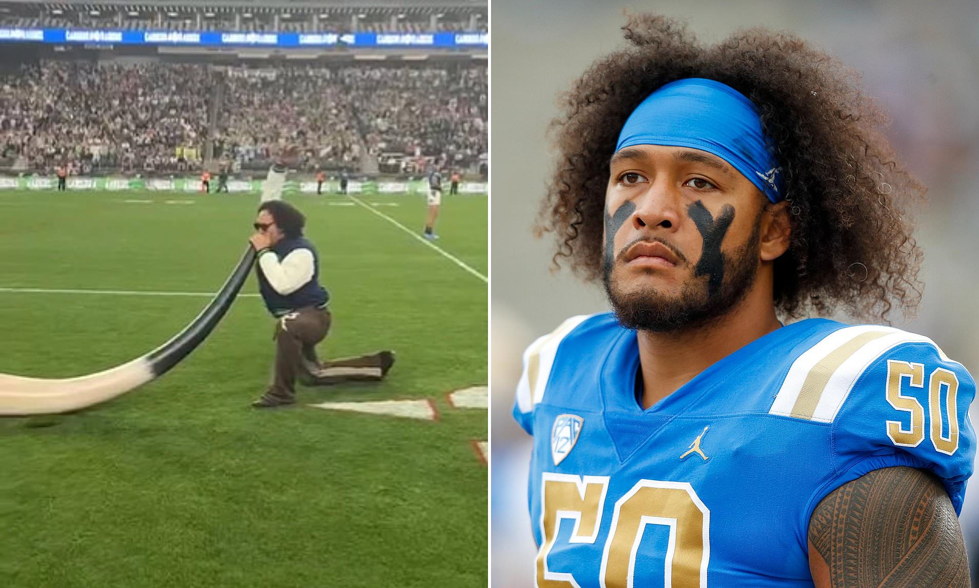 NFL star who sounded the Canberra Raiders horn to kick off NRL season ...