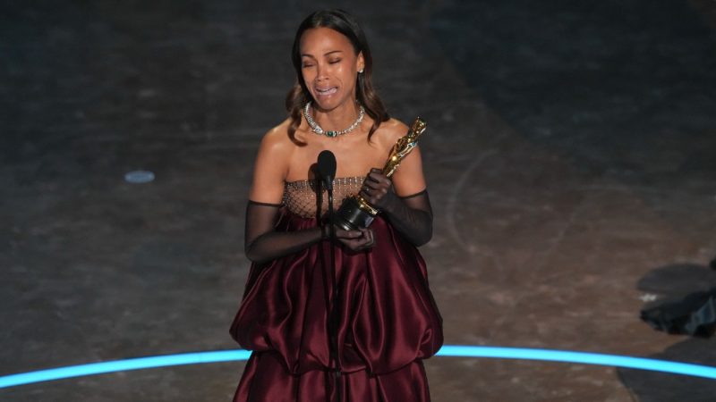 Zoe Saldaña thanks family after first Oscar win: ‘I am a proud child of ...