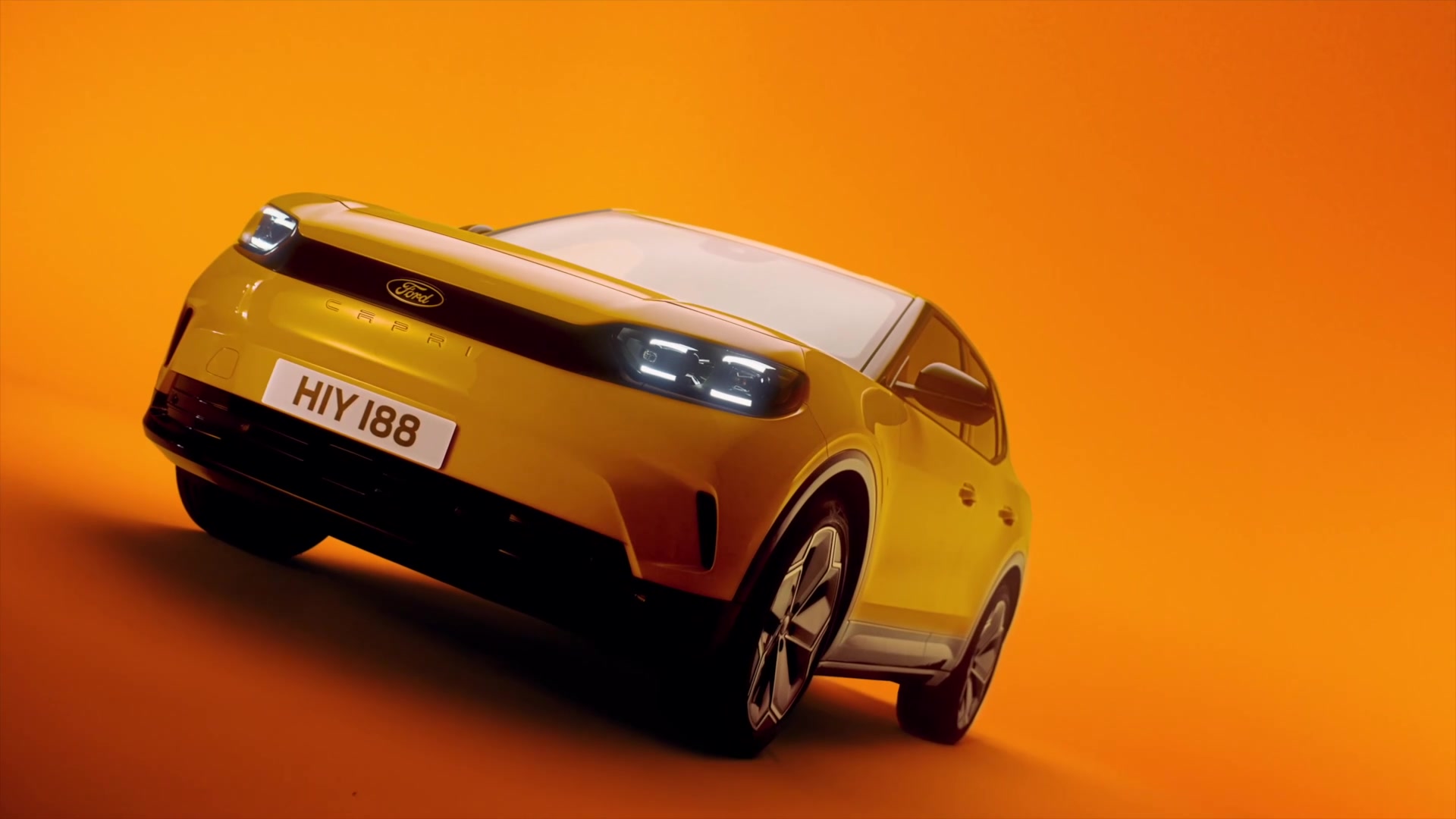 The new Ford all-electric Capri Preview