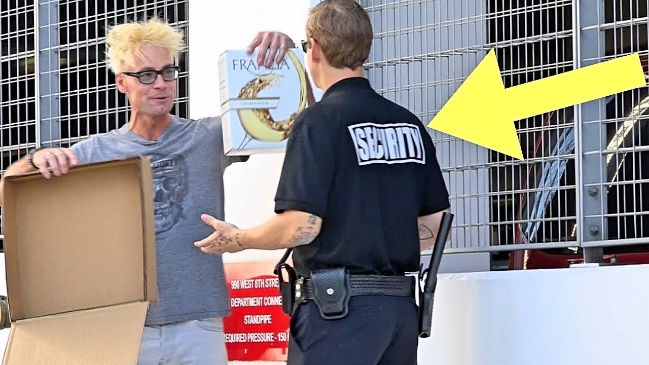 Best magic cop prank (drinking in the street trick!)