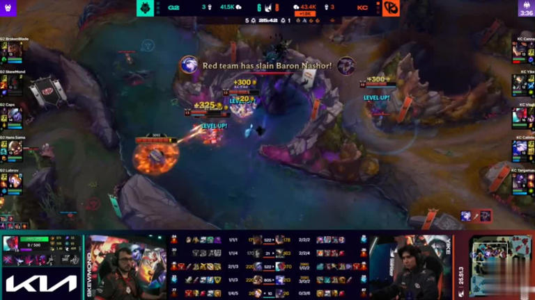 纯在虐！LEC决赛新军KC 2比0一边倒碾压欧洲王G2