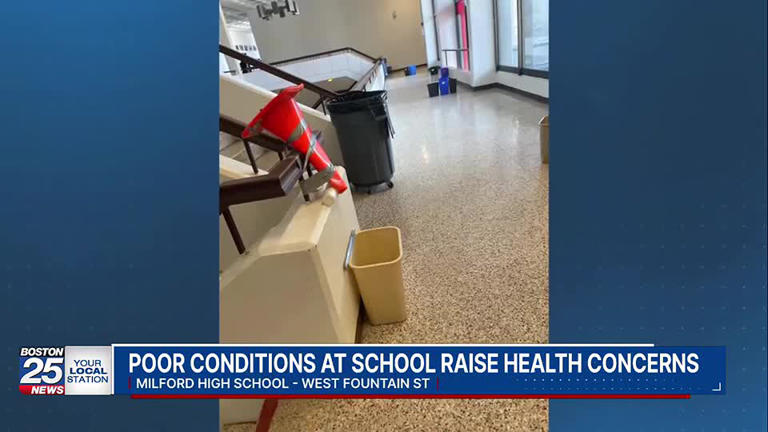 ‘Disgusting’ conditions at Massachusetts high school raise health concerns