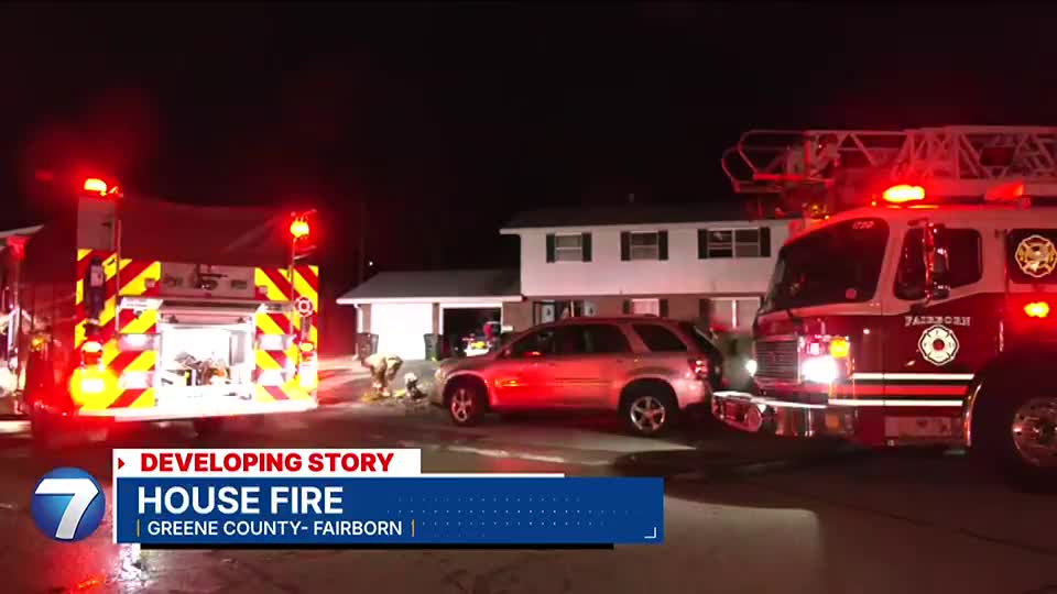 Fairborn family displaced after house fire Sunday evening