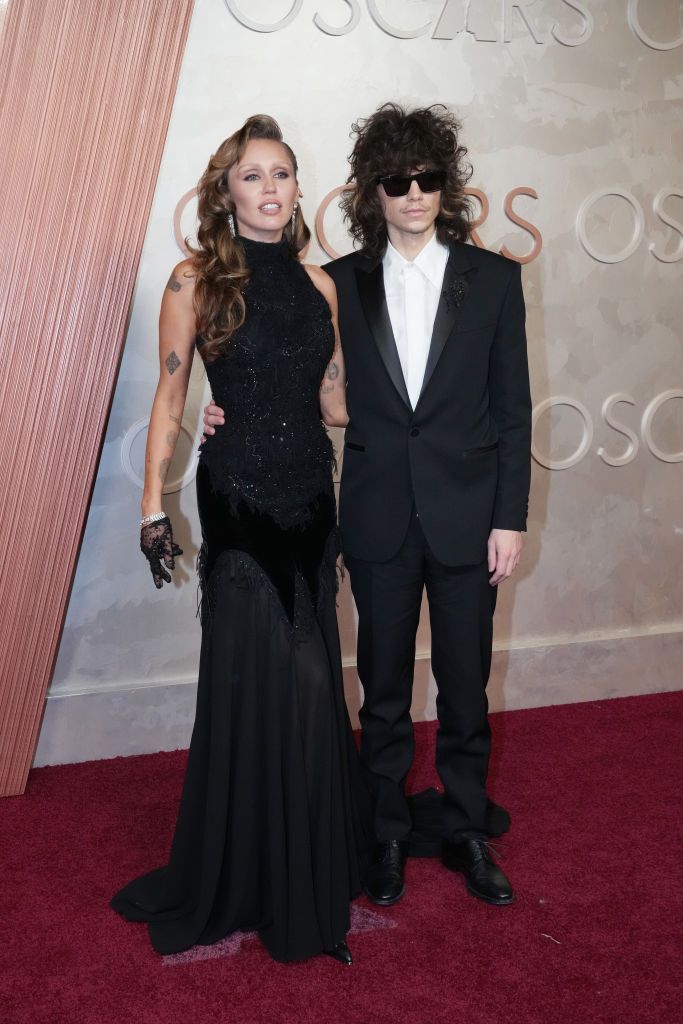 Miley Cyrus made a rare red carpet appearance with her bf Maxx Morando