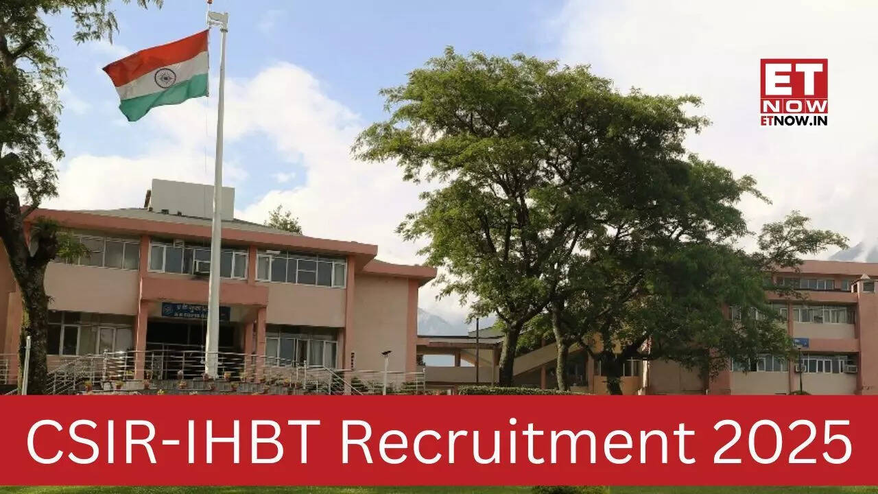 CSIR-IHBT Recruitment 2025: Check vacancies, Pay Level, Eligibility ...