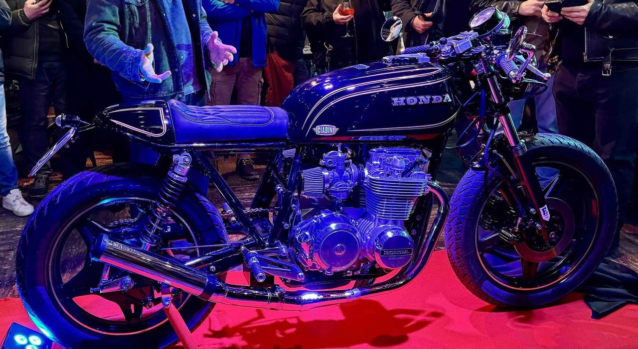 Ombromanto, cento appassionati per realizzare questa special Cafè Racer ...