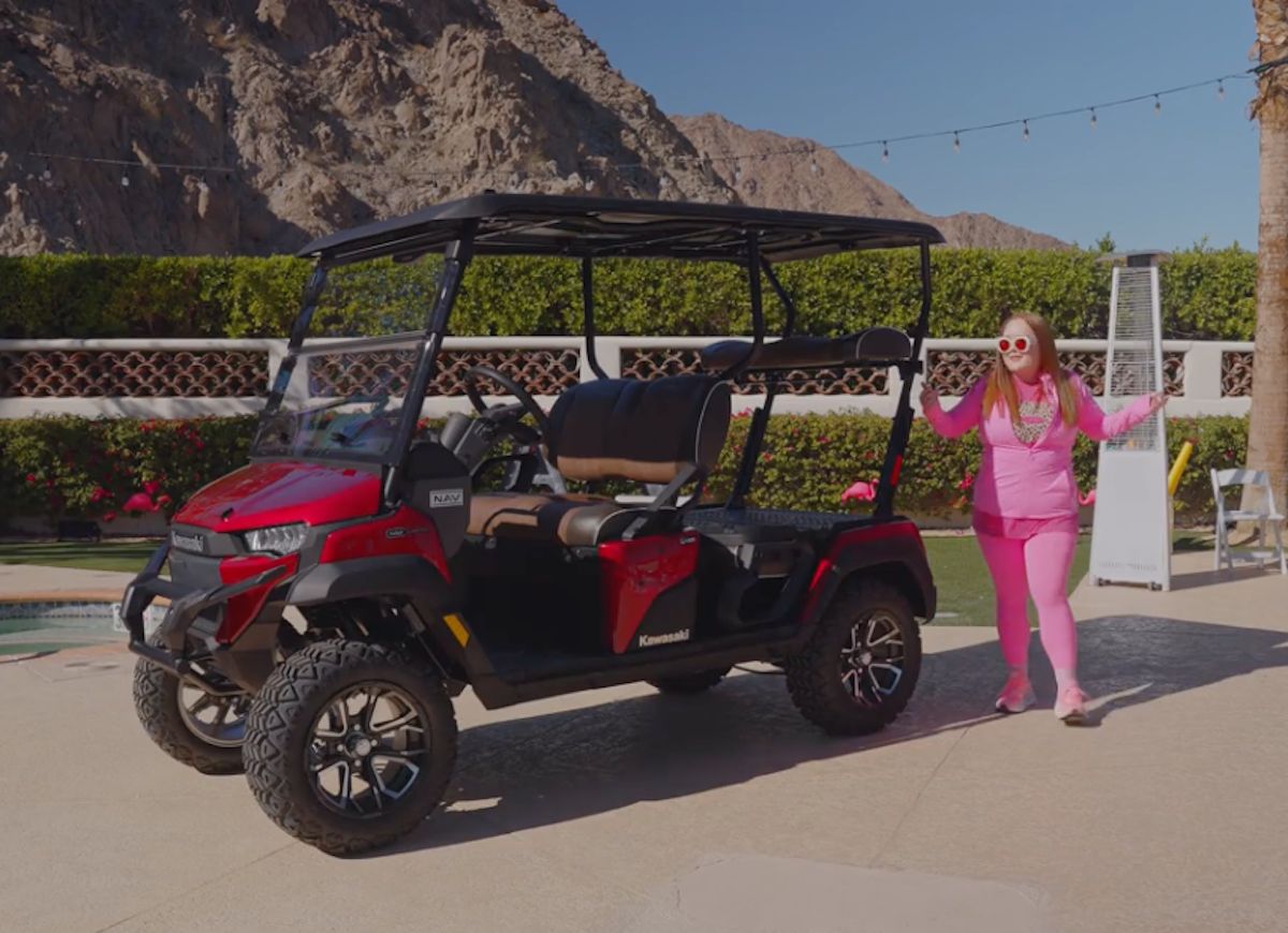 I’m Dreaming of Cart Life and the Kawasaki NAV 4e Electric Cart Has Me ...