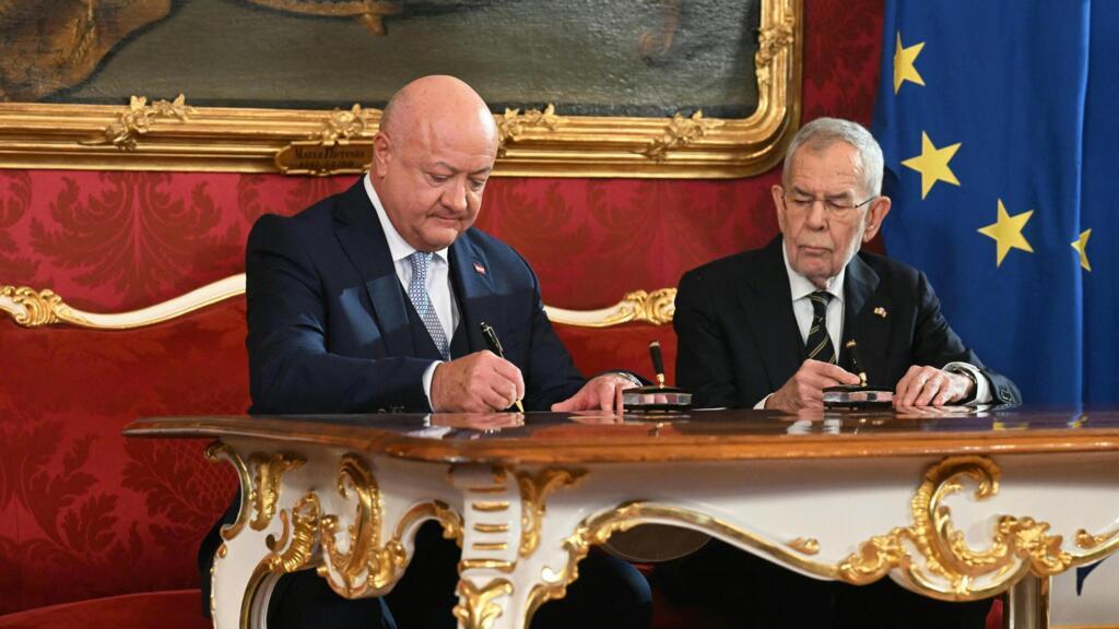 Austria's three-party coalition takes office after a five-month wait ...