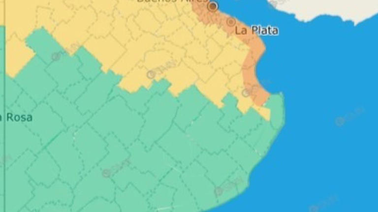 Alerta naranja por lluvias y fuertes vientos: qué provincias estarán ...
