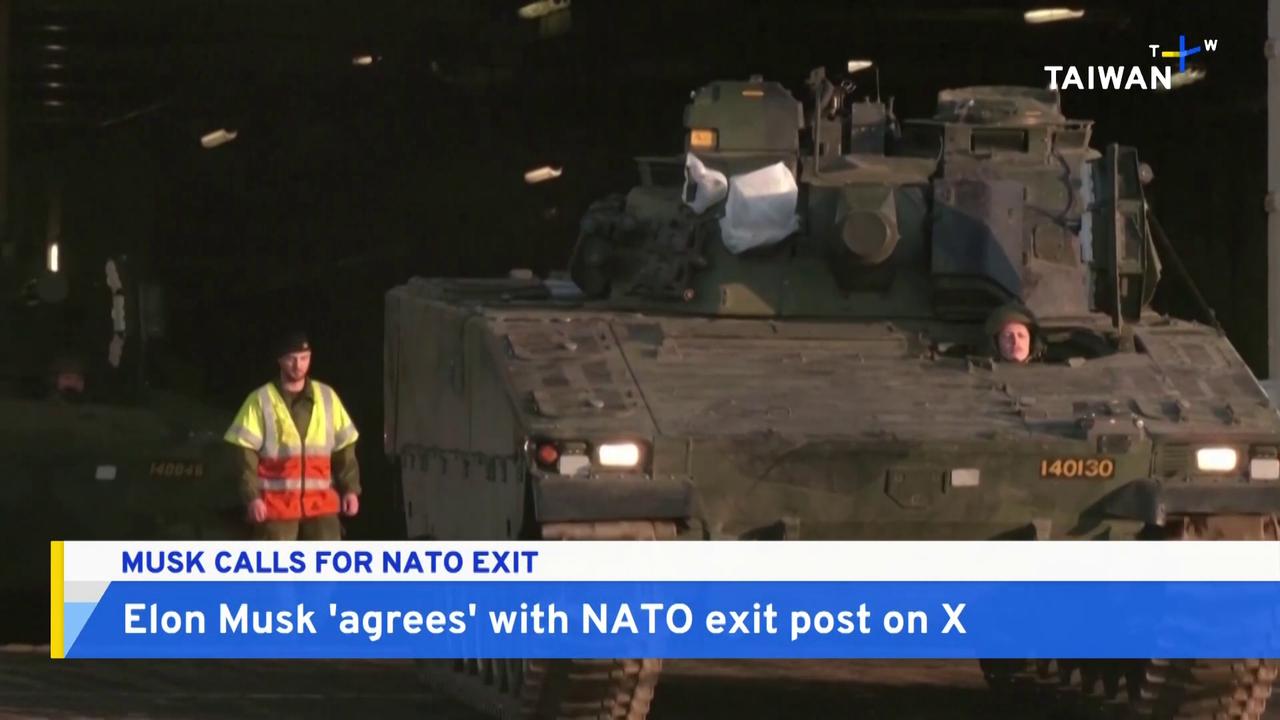 Elon Musk Backs U.S. Senator's Call to Exit NATO - TaiwanPlus News