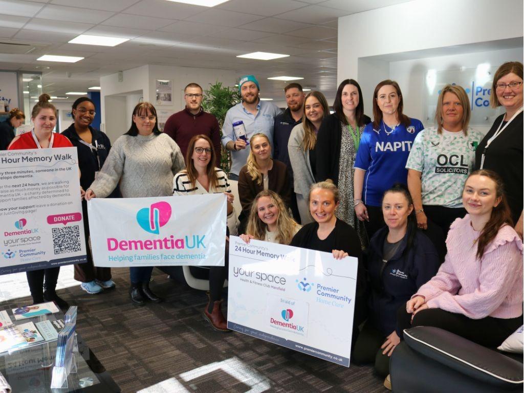 Premier Community Home Care raises over £1900 in aid of Dementia UK
