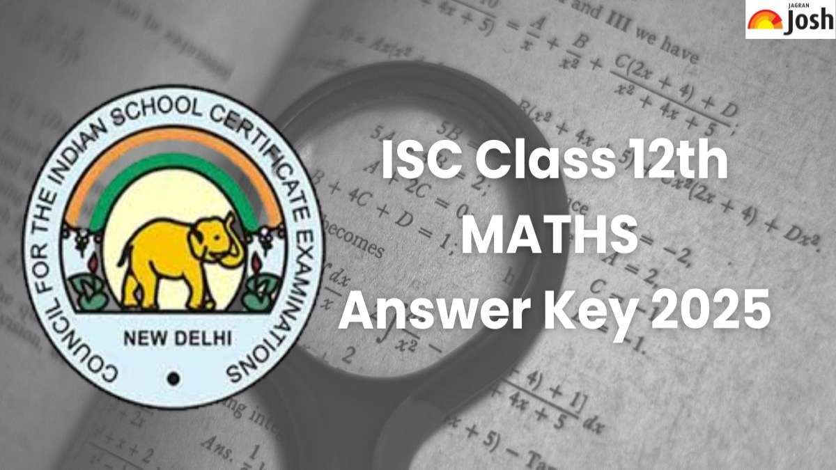 ISC Class 12th Maths Answer Key 2025: All SETs PDF Download