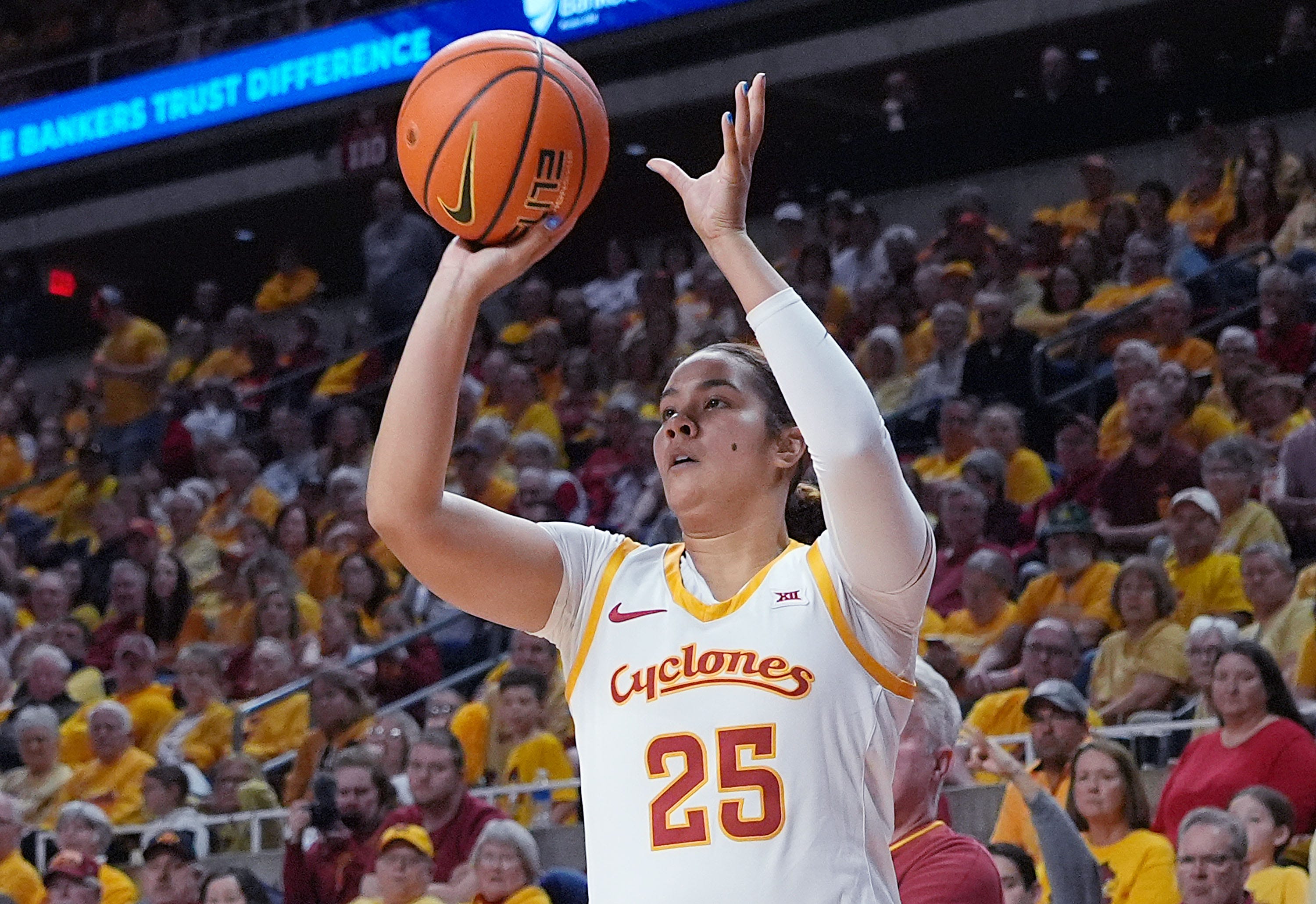 Iowa State women's basketball: Sydney Harris provides first-half spark for Cyclones