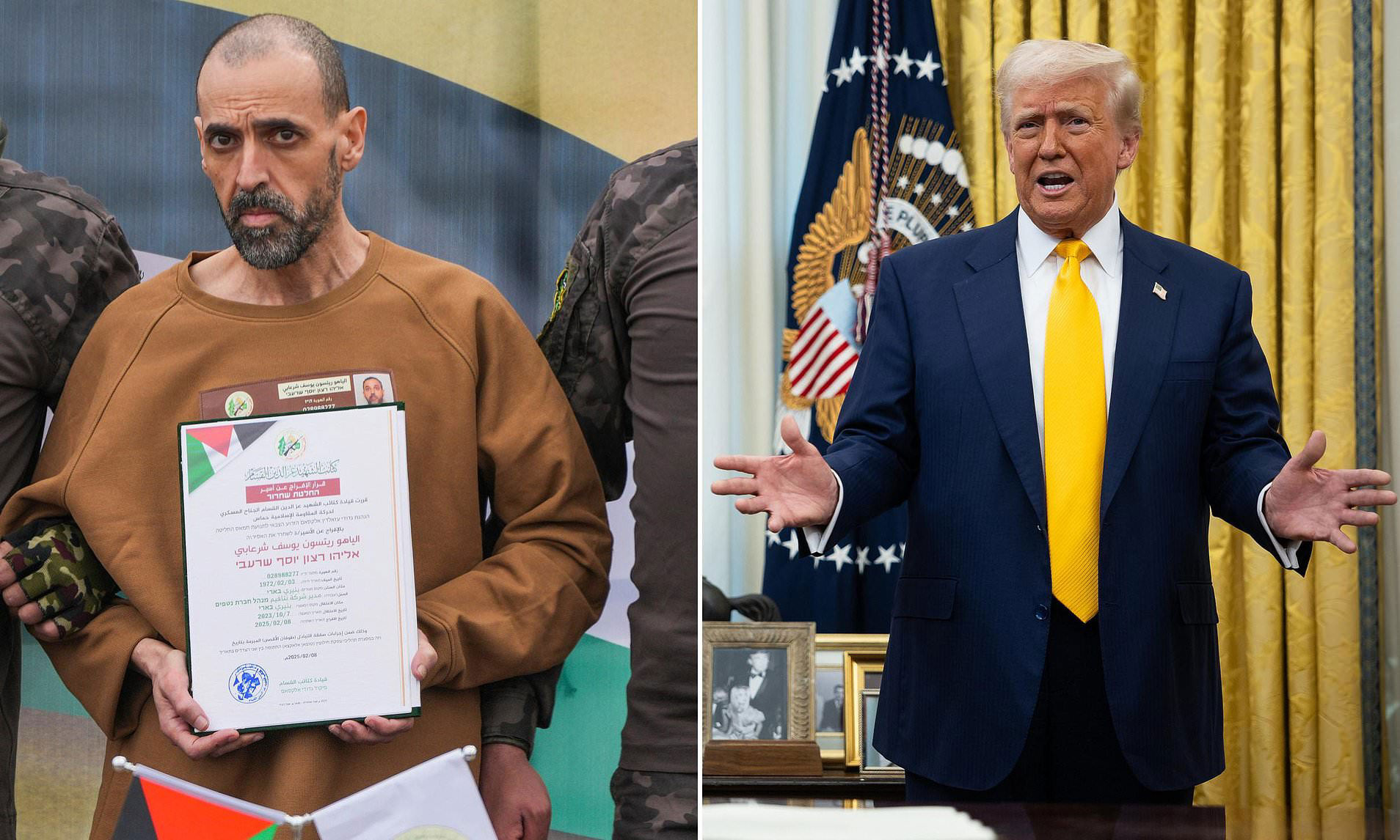 Trump invites freed Israeli hostage Eli Sharabi to the White House Trump invites freed Israeli hostage Eli Sharabi to the White House