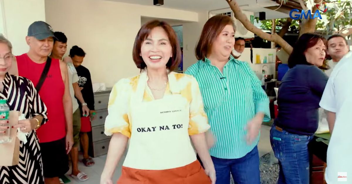 Mommy Grace Tanfelix receives ‘Okay na ‘to’ apron from KMJS