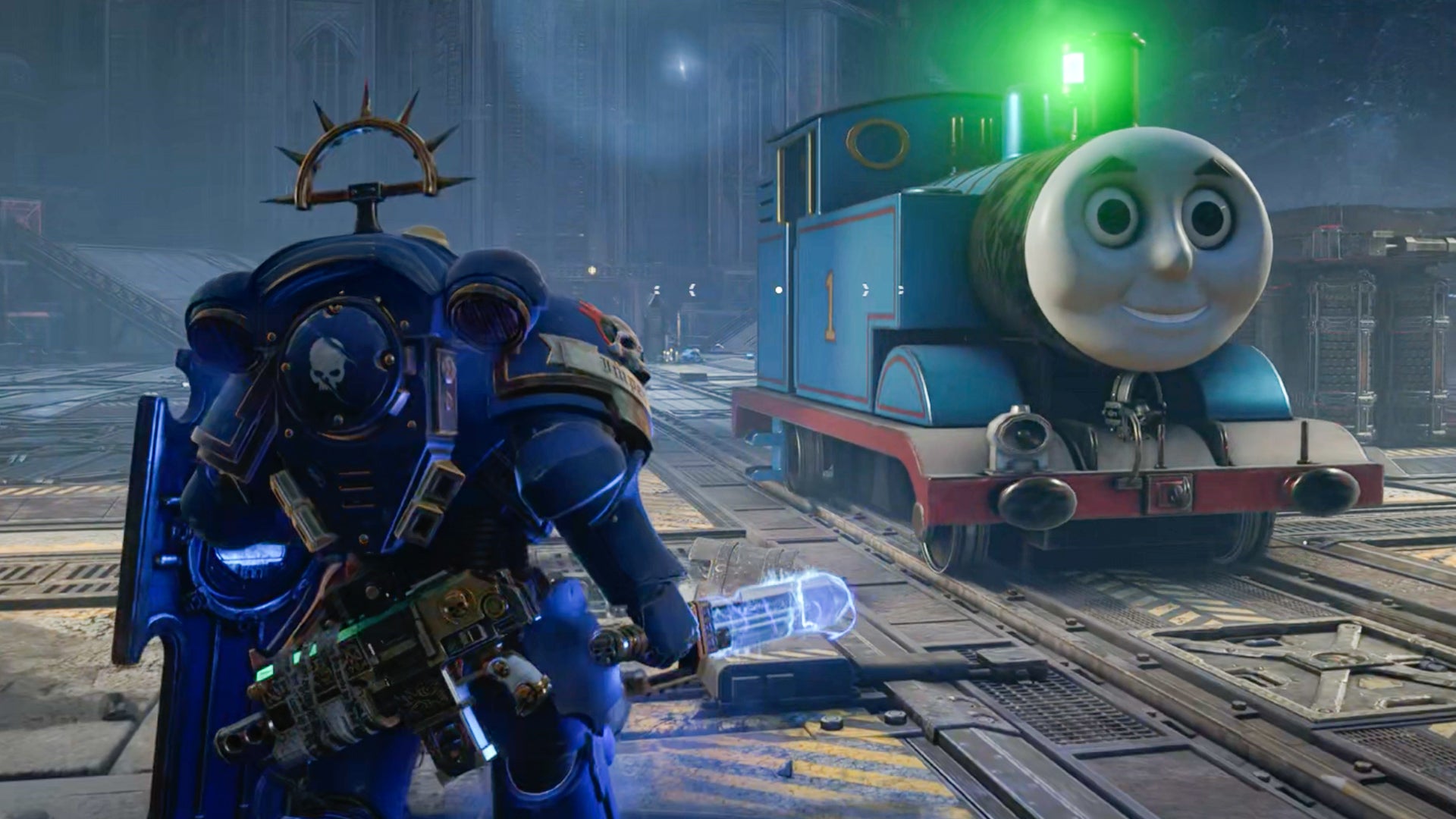 Warhammer 40K: Space Marine 2 - Thomas the Tank Engine Mod Gameplay
