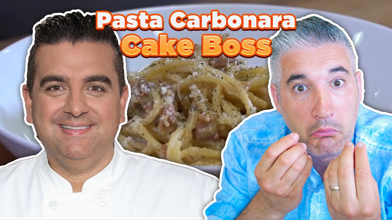 Italian Chef Reacts to CAKE BOSS Spaghetti Carbonara