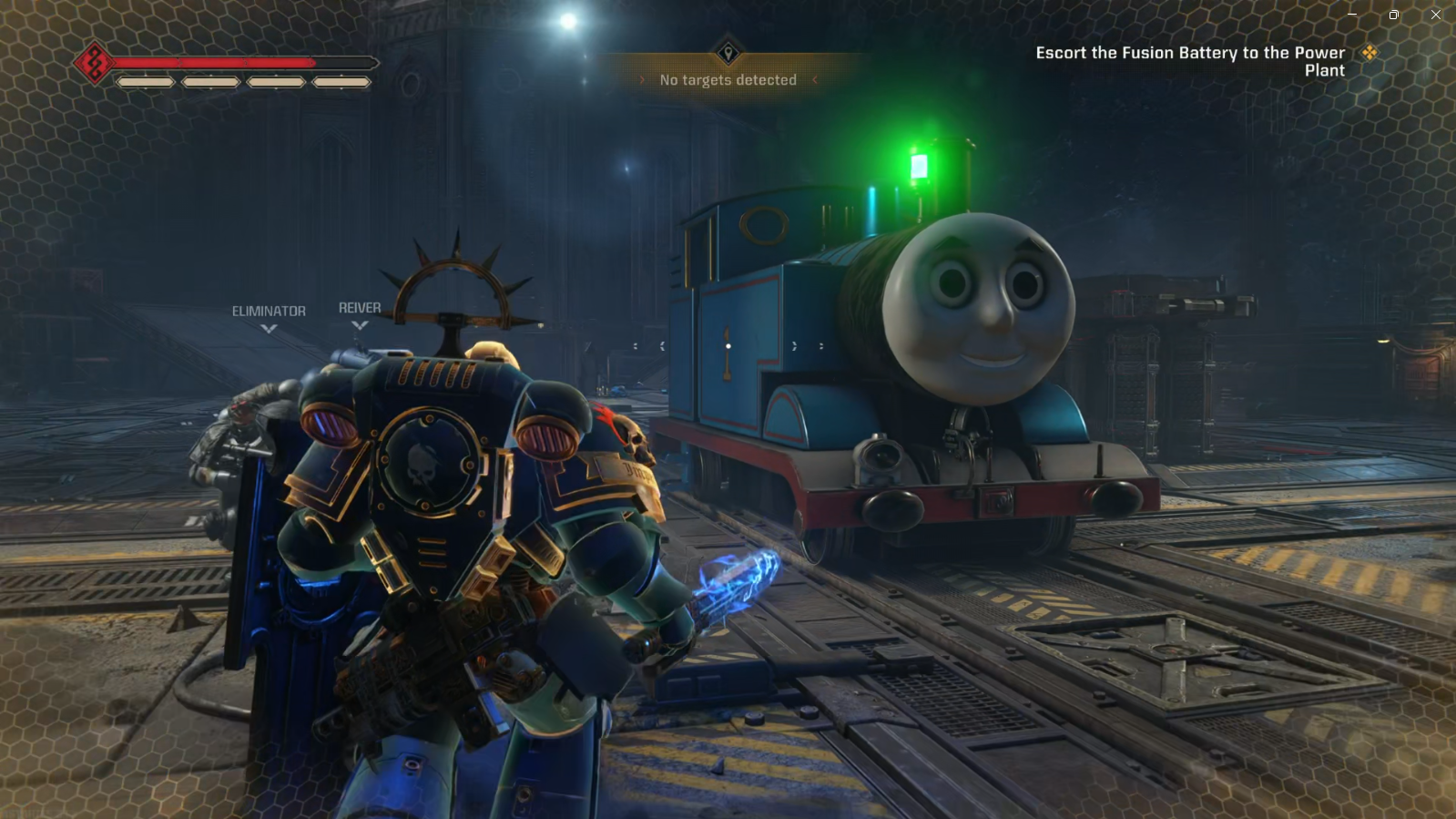 Warhammer 40,000 Space Marine 2 Finally Has Its Thomas the Tank Engine ...
