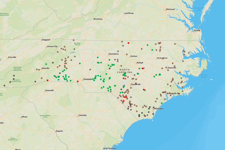 Carolina Fire Maps Show Where Blazes Burning in North, South Carolina