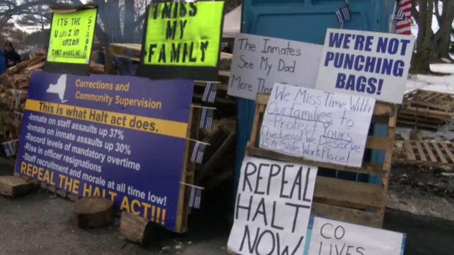 LIVE: DOCCS provides update on NYS correction officer strike