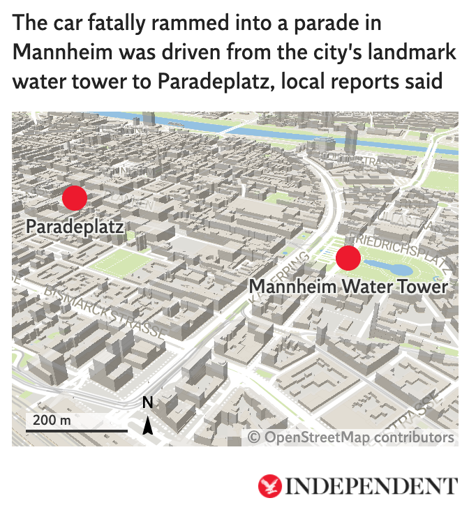 Mannheim attack latest: Two dead and several injured after car rams ...