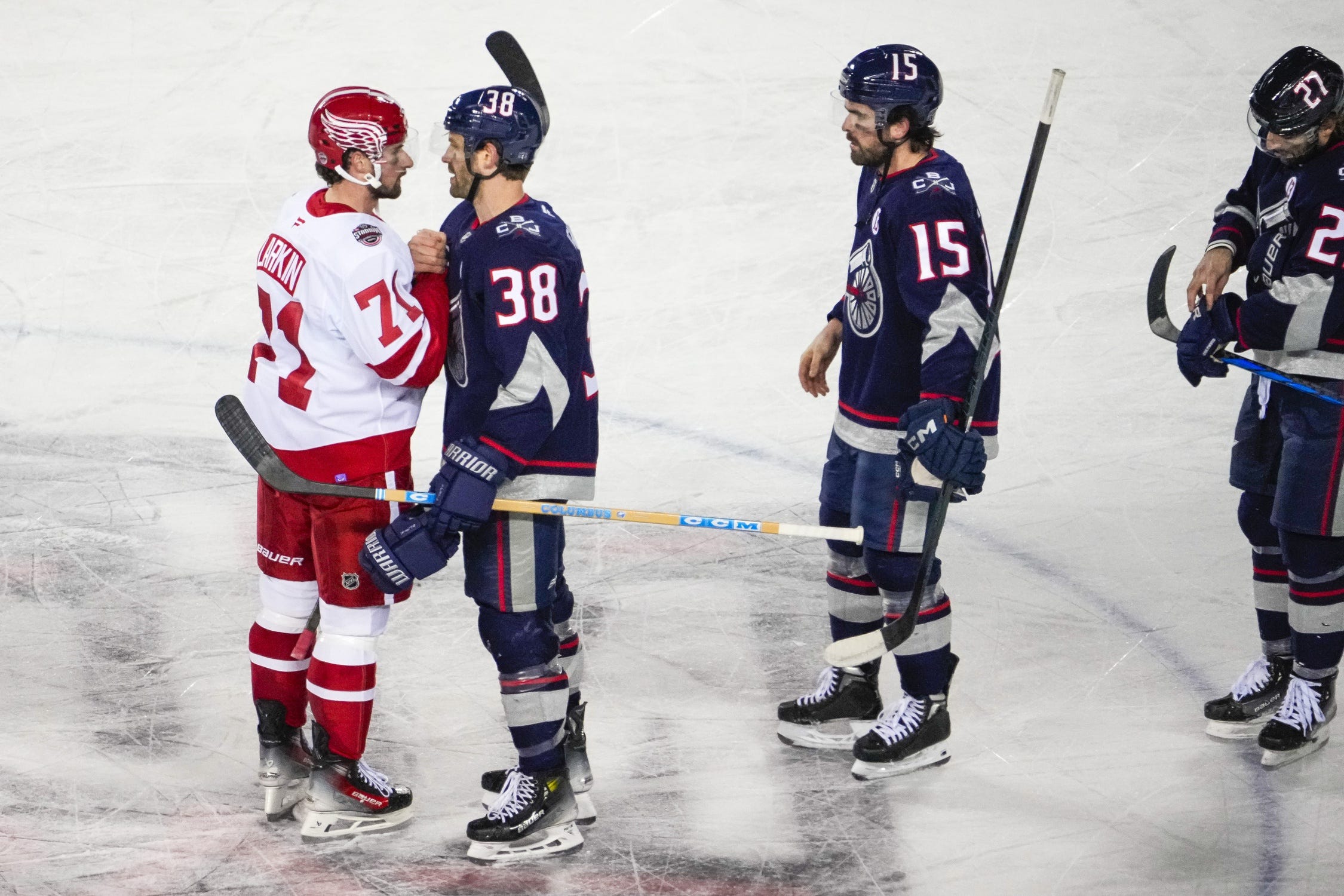 Dylan Larkin after Red Wings' loss to Blue Jackets: "I hope Mr. and Mrs ...