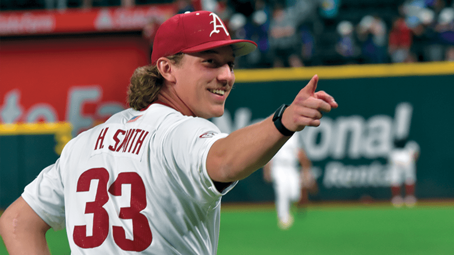 Former Razorback Star Smith Makes Spring Training Debut