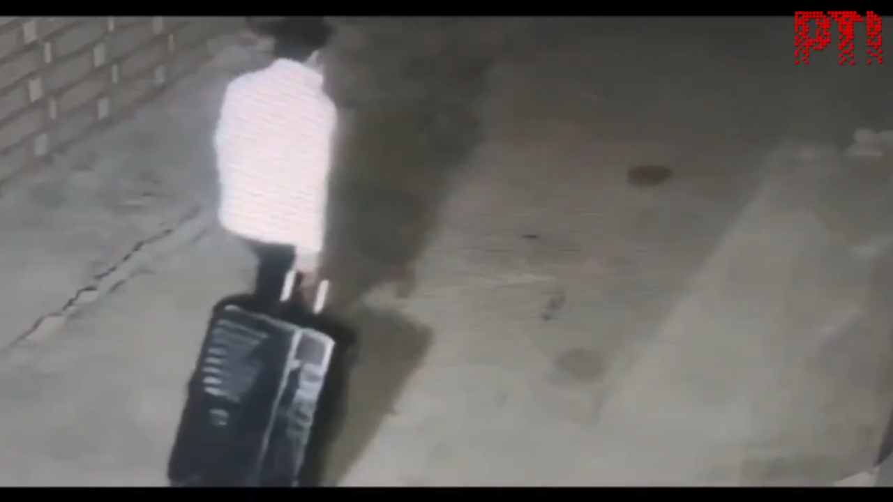 Himani Narwal murder: Accused Sachin caught on cam carrying bag stuffed ...