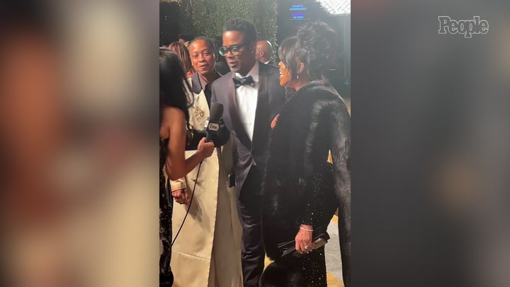 Chris Rock Makes First Appearance at Vanity Fair Oscars Afterparty ...